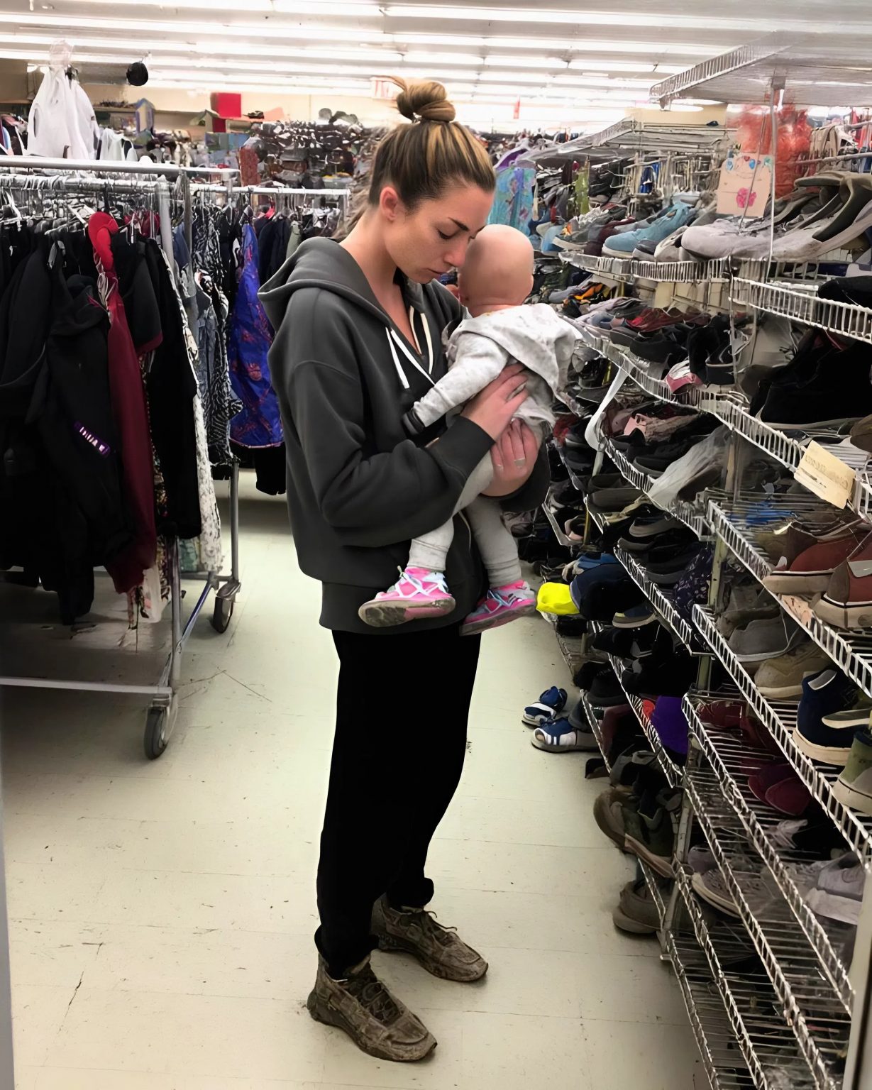 Byla to ona. Stejný obličej, stejné tmavé oči, ale všechno ostatní ...